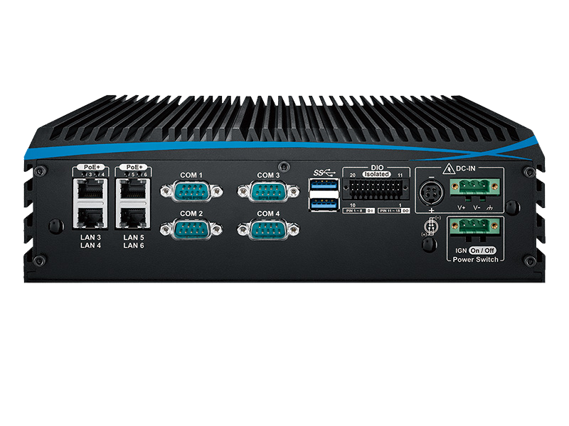 ECX-1000 PoE+ Fanless Industrial Computer | Rugged Science